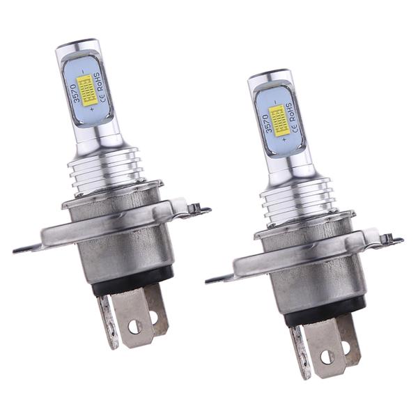 商品名: GKmow 2個 H4 車用LEDフォグランプ 3570 2SMD 4000LM 超高輝度 CREE パッケージ 定電流 電圧 安定化計器ランプ 強力な浸透幅インジケーターランプ ほとんどのモデル用 (ホワイト) GKmow 2 ...
