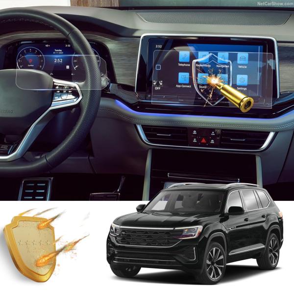 商品名: Refreshed 2024 - Protector de visualizaci〓n para Volkswagen Atlas 2024 Atlas Cross Sport SE/SE con tecnolog〓a/SEL/S...
