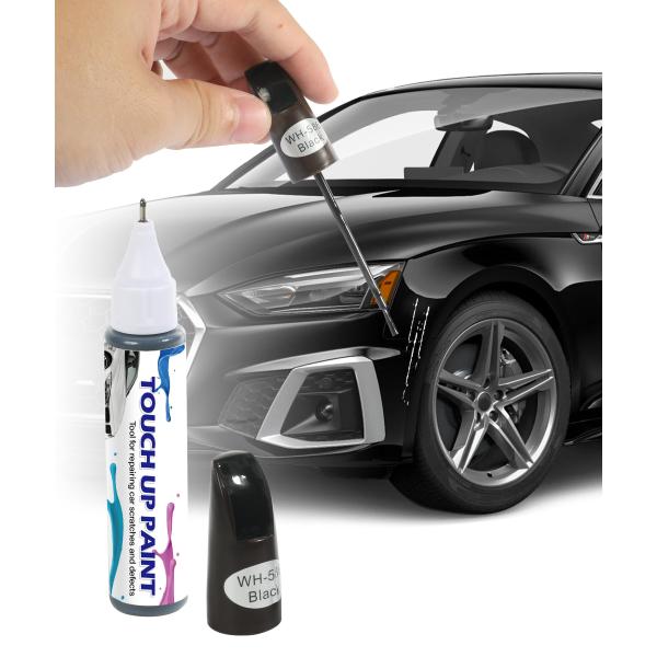 商品名: RACOONA 車用スクラッチリムーバー 深い傷用 タッチアップペイント 車のスクラッチリムーバー カーアクセサリー カータッチアップペイント スクラッチリムーバーペン 2イン1 自動車用スクラッチ修復用 (ブラック) RACOO...