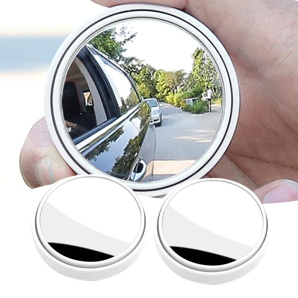 商品名:  Yumfugu 2 PCS Car Reversing Auxiliary Blind Spot Mirror, 360° Rotating Push-type Hgh-definition Crystal Glass Rear...