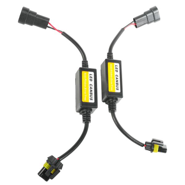 商品名: RACOONA LEDヘッドライトデコーダー H13/9008 H1/H3 H11/H8/H9 9006/HB4/9012 警告エラーデコーダー キャンセラーコンデンサ抵抗器 カーアクセサリー LEDヘッドライトシステム用アンチフ...