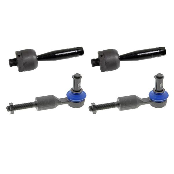 商品名:  A-Partrix 4PCS Front Inner Front Outer Tie Rod End Steering Tie Rod Ends Fits Audi A4 1996-2004 Fits Audi A4 Quatt...