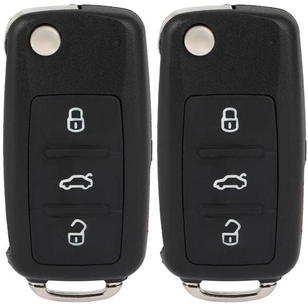 商品名:  OCPTY 2 Flip Key Fob for Volkswagen for Jetta for Passat for Beetle for CC for Eos for Golf for Golf SportWagenfor...