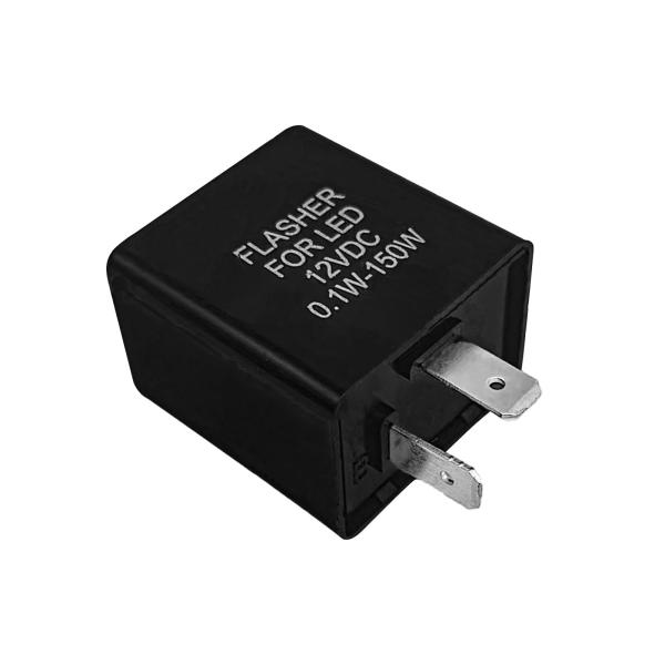 商品名:  2-Pin Electronic Turn Light Flasher Relay, 12V LED Hazard Warn Signal Hyper Flash Relay, Car Motorcycle Universal ...