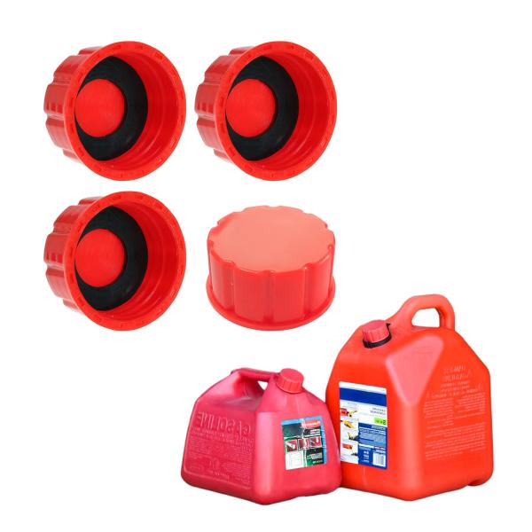 商品名: Augeny ガス缶キャップ 4個 粗ねじ缶キャップ 交換用 ユニバーサルガスまたは水缶キャップ 燃料漏れ防止 優れた密閉性能 固体輸送ガス缶キャップ Augeny Augeny 4PCS 5 Gallon Gas Can Coa...