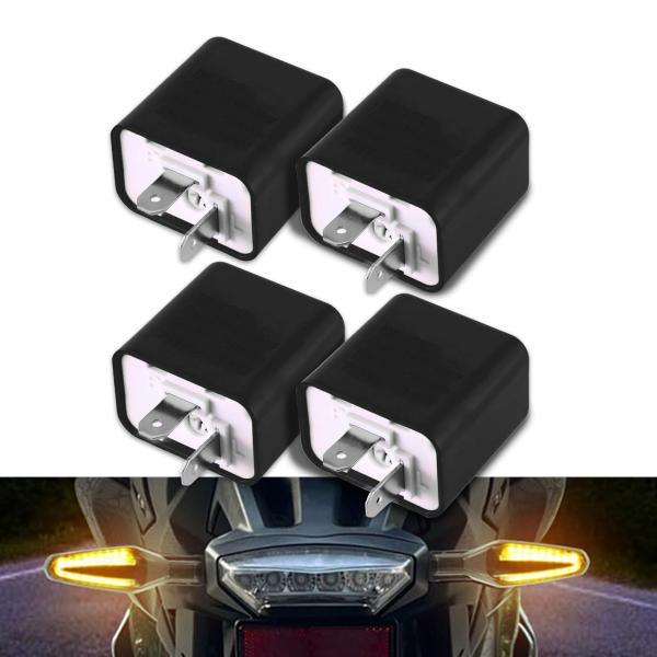 商品名:  4PCS LED Turn Signal Indicator Flasher Relay, 2 LED Electronic Flasher Relay, 2 Pin LED Turn Signal Flasher Relay,...