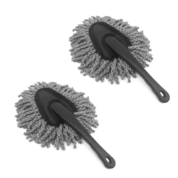 商品名: マイクロファイバーカーダスターブラシ ソフト 傷のつきにくいダッシュボードクリーニングブラシ 車用リムーバブルワックスブラシ ユニバーサル車内側外側ディテールブラシ 車の通気口 コンピューター ホームクリーニングツール (グレー)...