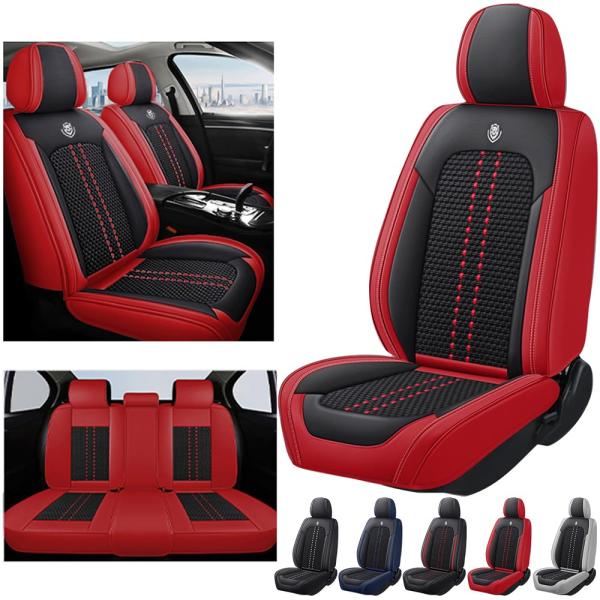 商品名:  Seat Covers Full Set for Volkswagen CC 2009-2017,Ice Silk Non-Slip Car Seat Covers Car Seat Protector,Soft Cooling...