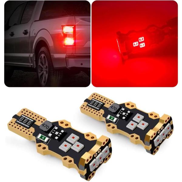 商品名:  Yumfugu 2 PCS T15 Car LED Reversing Light, 15mm x 35mm 3030 9SMD Circuit Board Decoded High-brightness Brake Light...