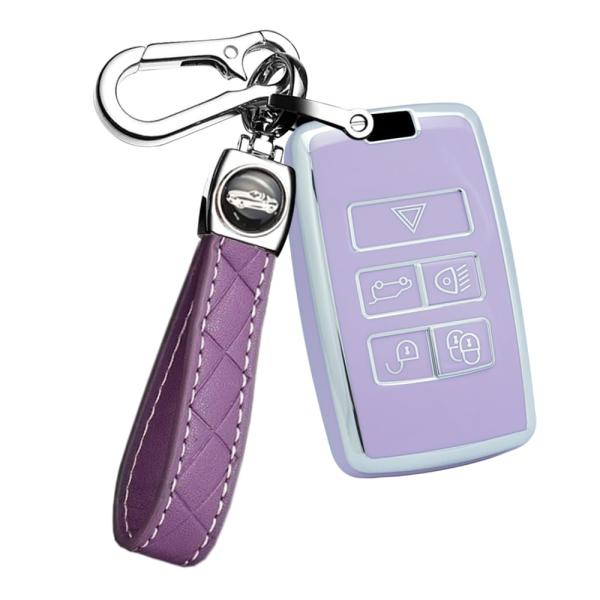 商品名:  ontto Silver Edge TPU Key Fob Cover Compatible with Land Rover 2020-up Smart Remote Key Bag Fit for Range Rover Sp...