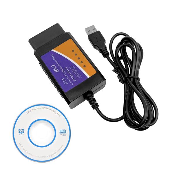商品名: ELMconfigスキャナー MS CAN/HS CAN スイッチ診断 Windows V1.5 PIC18F25K80チップ付き F150 F250 車と軽トラック用 ELM327 OBD2 USBアダプター Windows用 ...