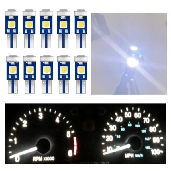商品名:  MONNSS T5 LED Bulbs 74 73 37 2721 LED Bulb Canbus Error Free for Auto Car Dashboard Dash Instrument Panel Gauge Cl...