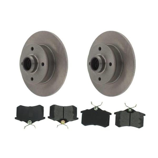 商品名:  A-Partrix 4x Rear Brake Pads and Rotors Kit Automotive Replacement Brake Kits Fits Volkswagen Cabrio 1999-2002 Fit...