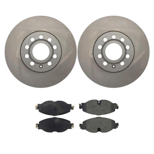 商品名:  A-Partrix 4x Front Brake Pads and Rotors Kit Automotive Replacement Brake Kits Fits Audi A3 2015-2018 Fits Audi A3...