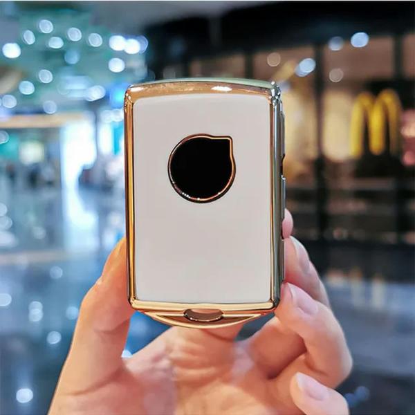 商品名: DOUKI メッキ TPU 車のキーケースカバーシェルフォブ、ボルボ XC40 XC60 S90 XC90 V90 T5 T6 T8 自動車アクセサリーホルダーシェル用 DOUKI Plating TPU Car Key Case...