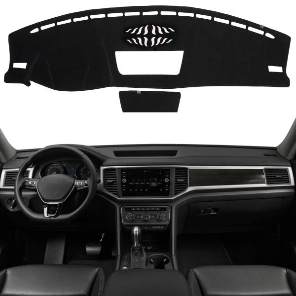 商品名:  KEYOOG Dashboard Cover Dash Mat Fit for Vo-lkswa-gen 2023-2018 Atlas,Atlas Cross Sport (without HUD Models),Car Da...