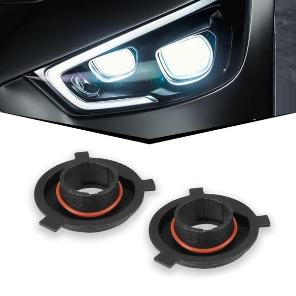 商品名:  Slykew 2 PCS H4 LED Fog Light Bulb Holder Replacements, 0.6In x 0.4In Round Plastic Vehicle Light Adapter Retainer...