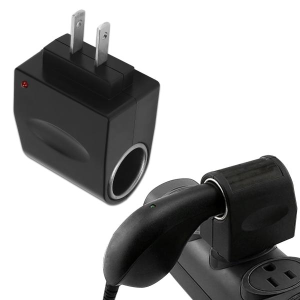 商品名:  AC to DC Car Cigarette Lighter Socket Adapter Converter, Cigarette Lighter to Wall Outlet Adapter, DC12V 500mA Veh...