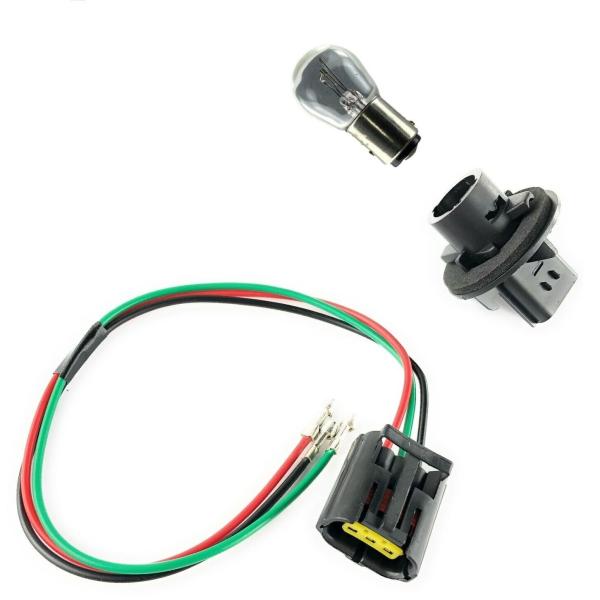 商品名:  ROMETH 3 Pin Wire + Dual Contact Bulb + Holder Front Rear STC4637 XBP100190 264590,Fast delivery, simple installat...