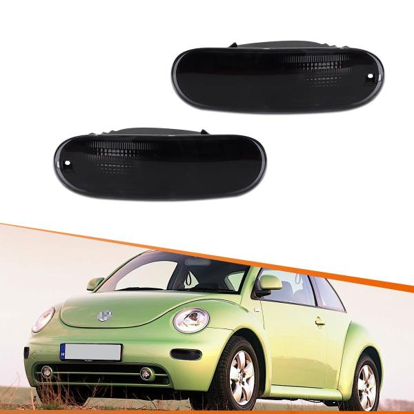 商品名:  ADIIL 2x Smoked Lens Front Turn Signal Light Housings For VW Beetle 1998-2005,Front Side Corner Park Marker Lamp K...