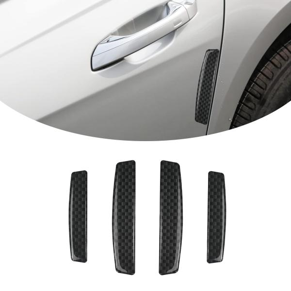 商品名:  fasebeek 4 PCS Car Anti-Collision Strip, Carbon Fiber Door Edge Guards, Auto Door Protection Sticker, Self-Adhesiv...