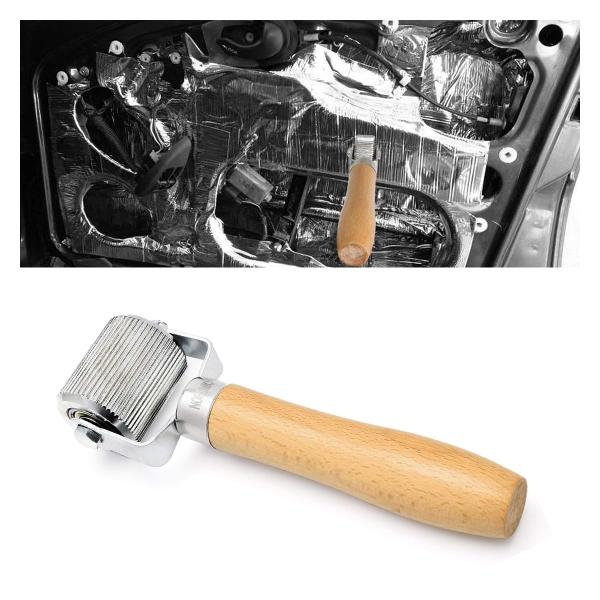 商品名: GLSOWEE 車用消音ローラー 非常に滑らかな金属製遮音ツール タイヤ補充ツール コンパクトホイール カーノイズローラー カーサウンドデッドナー用 40mm Car Sound Deadening Roller Metal In...