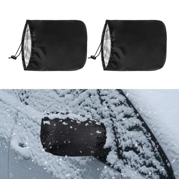 商品名:  2PCS Car Side Mirror Covers - Waterproof Snow Mirror Cover Protects from Ice Snow Frost Dew Rain Bird Poop - Silve...