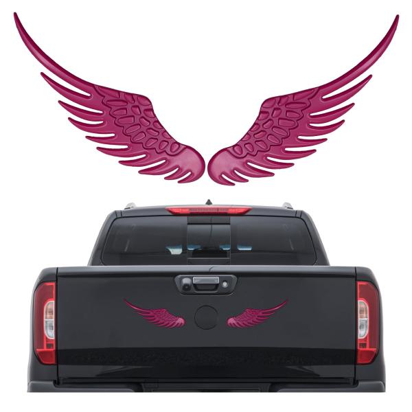 商品名:  Dickno 2PCS Angel Wings Car Stickers, 3D Alloy Metal Angel Hawk Eagle Wings Emblem Badge Decal, Anti-Collision Aut...