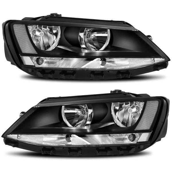 商品名:  Jenuo Headlights Assembly Compatible With 2011-2018 Volkswagen Jetta MK6 Headlamp 11 12 13 14 15 16 17 18 Volkswag...