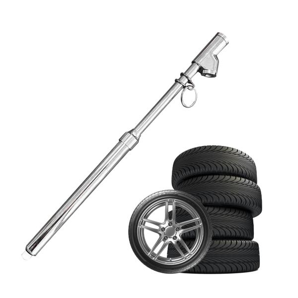 商品名:  Dickno Dual Head Tire Pressure Gauge, Straight-on Foot Dual Head Chucks Range 10-150PSI 1-10Bar, Heavy Duty Air Ga...