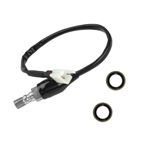 商品名: Dickno ブレーキライトスイッチ オートバイ用 10×1.25mm 油圧ブレーキ圧力スイッチ ブレーキケーブル付き ユニバーサルリアブレーキストップライトスイッチ オートバイ スクーター ダートバイク ATV (ストレート) ...