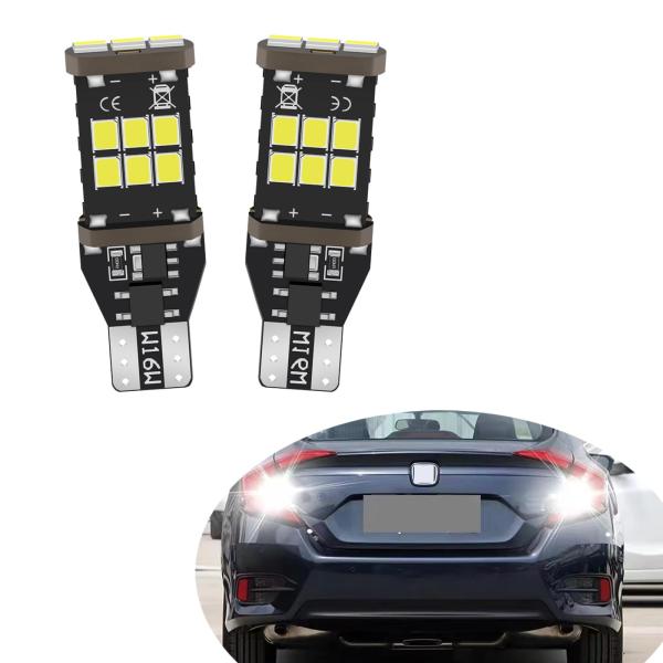 商品名:  yvshy 2 PCS Aluminum Reversing Lights, T15 2835-SMD Lights, Car Led Light Bulbs, Vehicles Bulb Replacements, Autom...