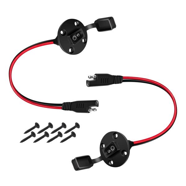 商品名:  2PCS 12AWG SAE Connector,SAE Extension Cable Power for Solar Outlet Plug,Universal Electrical Connectors Quick Con...