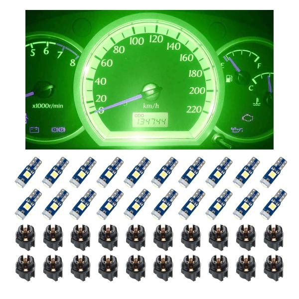 商品名:  GLSOWEE 20PCS Car LED Dash Lights, 3030-3SMD High-brightness Instrument Cluster Dashboard Panel Gauge Indicator Li...