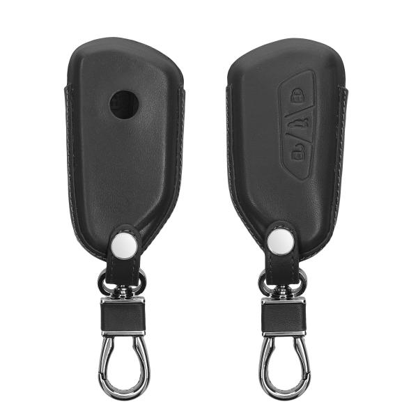 商品名: kwmobile 対応: VW Golf 8 3-ボタン 車のキー カーキーケース- 合成レザー スマートキー カバー ダークグレー kwmobile Key Cover Compatible with VW Golf 8 3 B...