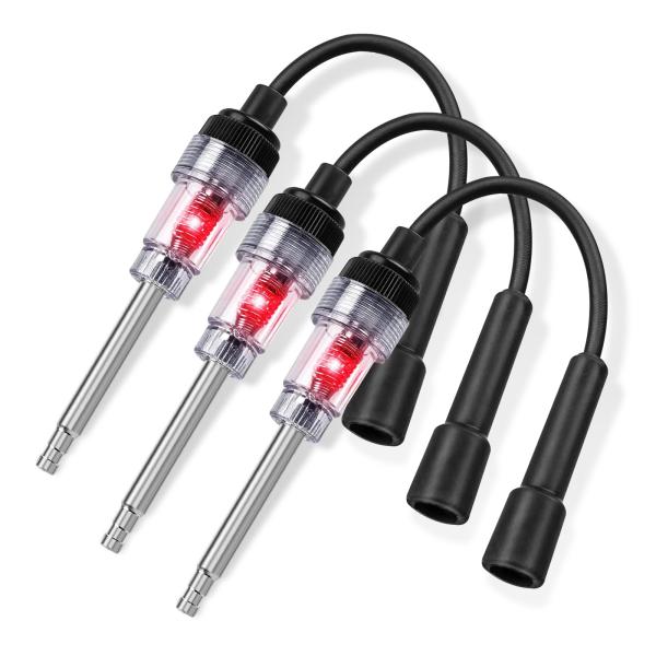 商品名:  Suvnie 3 PCS Inline Spark Plug Tester, Straight Boot Engine Ignition Tester, Auto Internal External Engine Armatur...