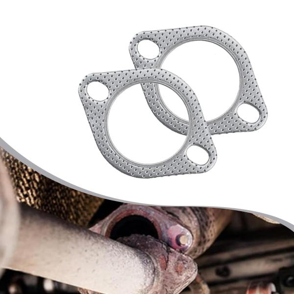 商品名:  leediga 2 PCS Car Exhaust Pipe Interface Gasket, Silencer Joint Gasket, 2.5" ID Exhaust Pipe Clamp Flange High Tem...