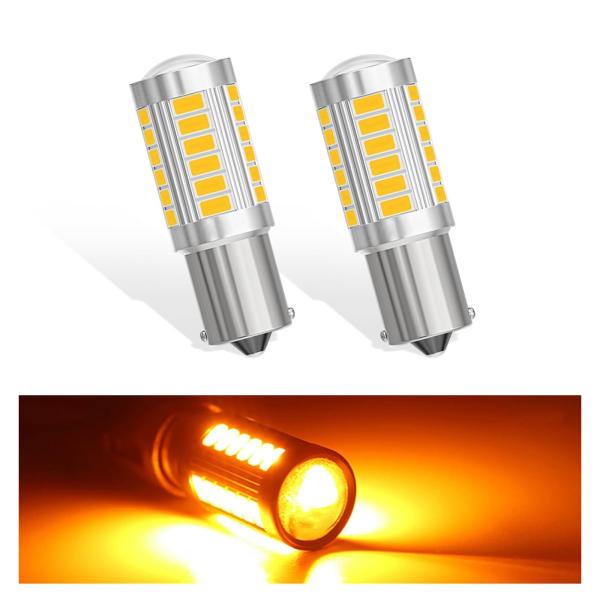 商品名:  leediga 2 PCS Car 1156 LED Light, Smart IC Driven 1:1 Design Original Bulb Replacement, 33SMD 750LM Super Bright T...