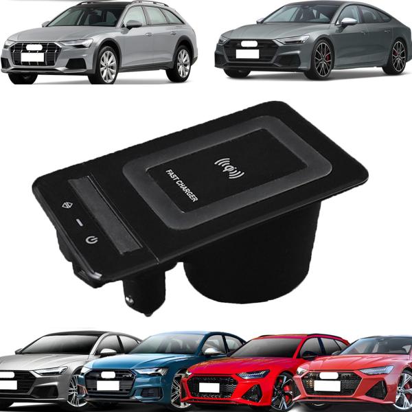 商品名:  Wireless Car Charger for Audi A6 S6 Rs6 (2019-2022) A7 S7 Rs7 (2020 2022) All Models Accessory with 15w Wireless a...