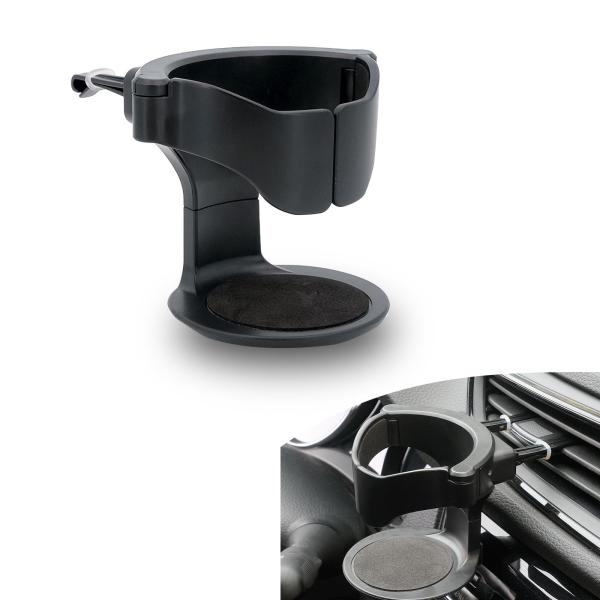 商品名: Crynod 車用カップホルダー1個 直径3.34インチ用 防水 ABS樹脂 車両通気口 カップエキスパンダーアクセサリー ユニバーサル耐久性自動車用灰皿ホルダー トラック/SUV/車用交換用 (ブラック) Crynod 1 PC...