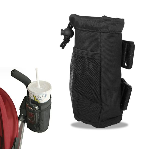 商品名: Crynod アウトドアオートバイカップホルダーアクセサリー 防水オックスフォード生地 吊り下げ式車両ボトルホルダー 交換用 360度調節可能な収納バッグ ATVスクーター車椅子用 (ブラック) Crynod 1 PC Outdo...