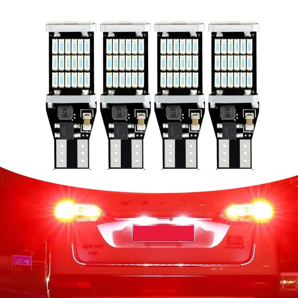 商品名:  awlbed 4 PCS T15 Car Reversing Light Bulb, 4014 45Smd Canbus LED Decoded Constant Current Stepless Bright Turn Sig...