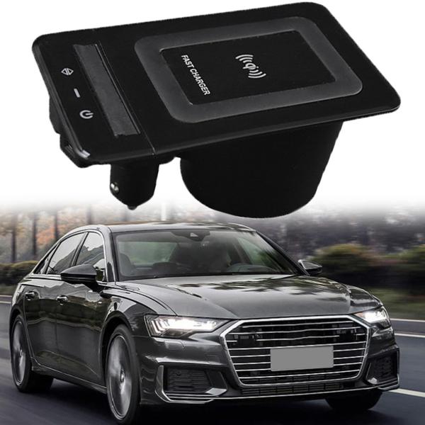 商品名:  Qi Wireless Car Charger with 15w Fast Charging for Audi A6 S6 RS6 A7 S7 RS7 2019-2022 Center Console Upgrade Acces...