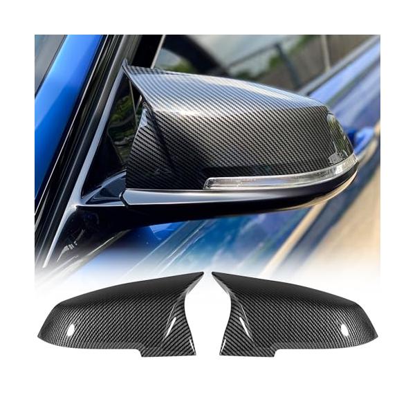 商品名:  ACLONG Carbon Fiber Mirror Cover Caps Rearview Side Mirror Covers Compatible with BMW F20 F21 F22 F30 F31 F32 F36 ...