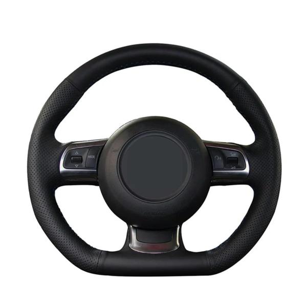 商品名:  KAYJAE Steering Wheel Cover Hand Sewing,for Audi A3 S3 (8P) Sportback 2008-2012 R8 TT TTS (8J) 2006-2014 Black Art...