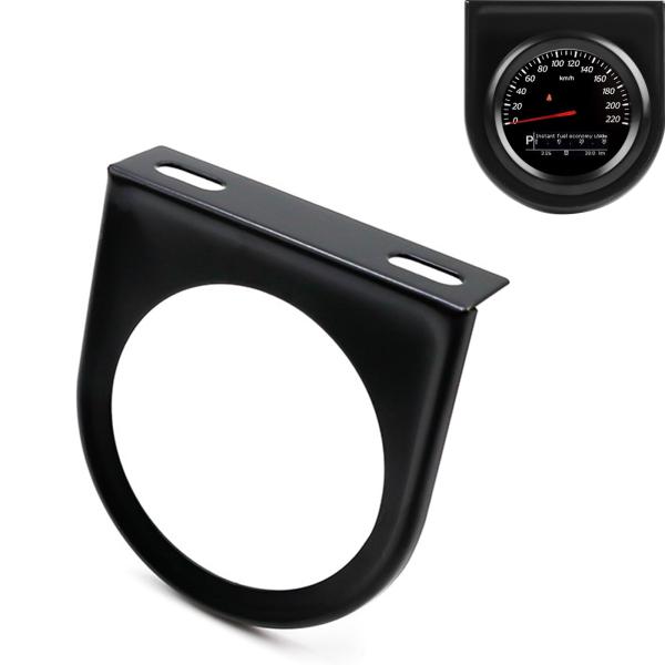 商品名: Crynod カーゲージ改造ブラケット 1個 2.1インチ/54mm シングルホールインストルメントフレームポッドマウントボックスホルダー 鉄製 防錆 安定ホルダー ユニバーサル自動車インテリアアクセサリー (ブラック) Cryn...