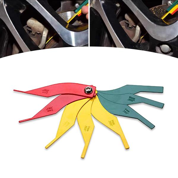 商品名:  Crynod 1 PC Car Brake Pad Gauge, Iron Brake Pad Thickness Wear Measuring Instrument, with Color Coded, SAE and Met...