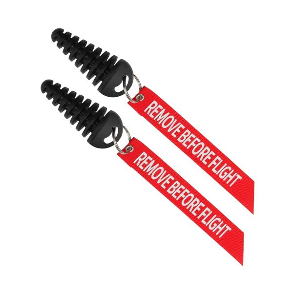 商品名:  2PCS Muffler Exhaust Wash Plug, 2 Stroke Rubber Exhaust Silencer with Streamers, 0.6"-1.5" Muffler Exhaust Tail Pi...