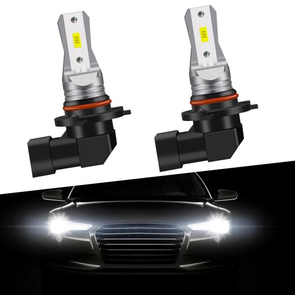 商品名:  cerfioo 2 PCS 9006 Car LED Fog Light Bulb, 6000K 1800LM Alloy Shell GSP Ceramic Lamp Bead Constant Current Driver ...