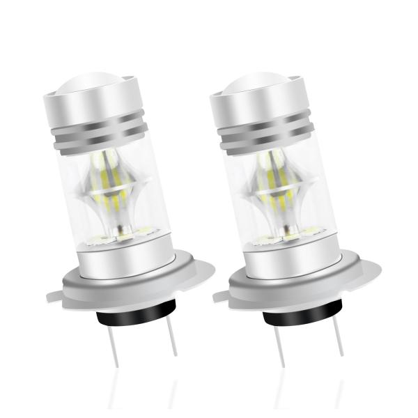 商品名:  SSNNUU 2PCS LED Fog Light Bulb,7500K 12V H7 LED Headlight Bulbs Car Fog Lights for 360° Bright Illumination,Univer...